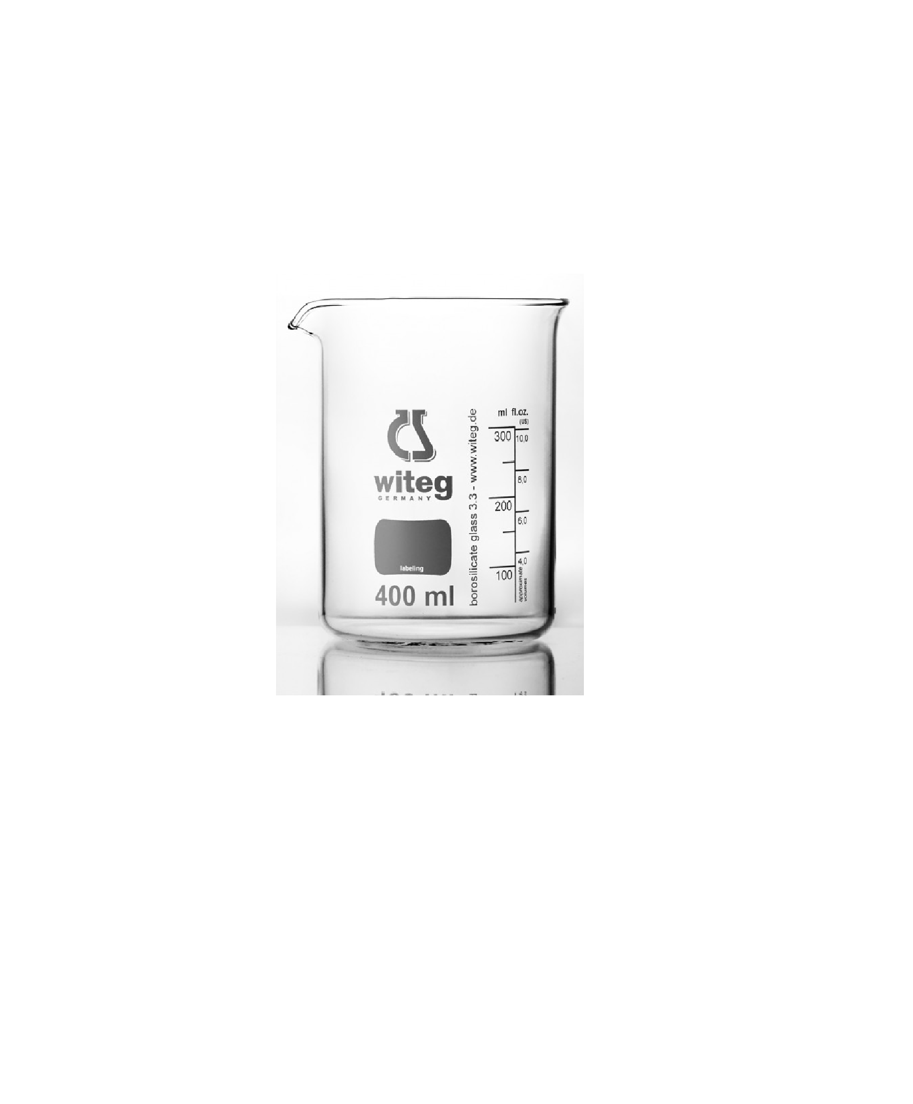 Witeg Laag bekerglas 2000ml Set/ 10 stuks - Lab Equipment